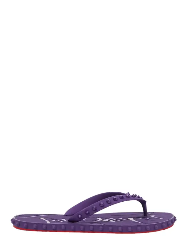 CHRISTIAN LOUBOUTIN Super Loubi Slides - Purple