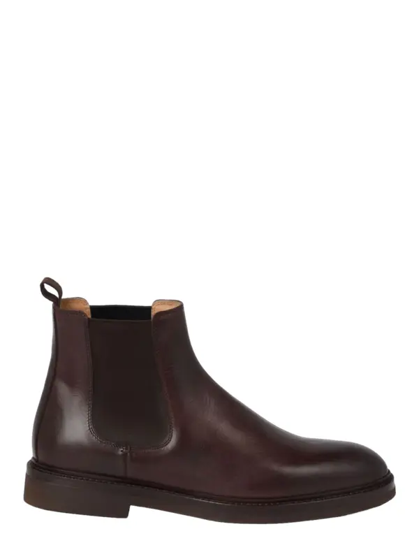 Brunello Cucinelli Leather Ankle Boots - Brown