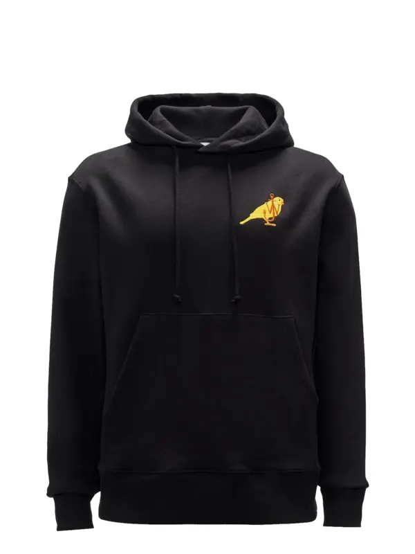 JW Anderson Canary Organic Cotton Hoodie - Black