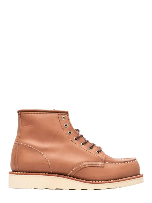 Red Wing Moc Toe Boots - Brown