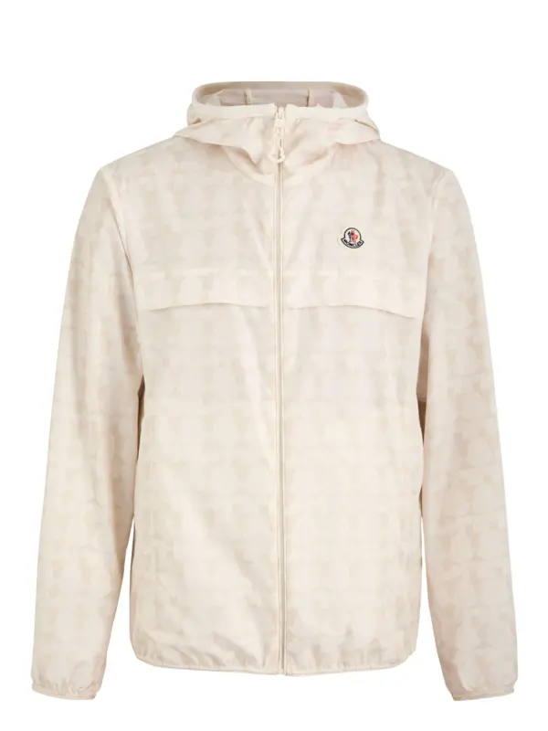 Moncler Ifaty Printed Shell Jacket - Cream