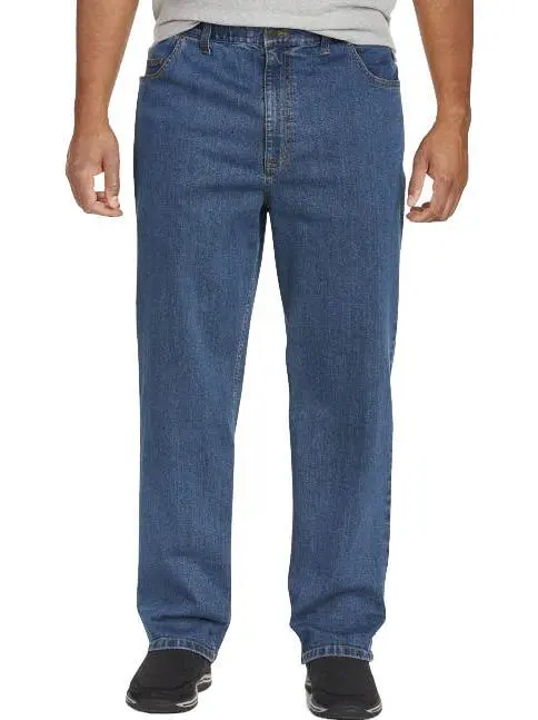 HARBOR BAY BY DXL Harbor Bay Big & Tall Continuous Comfort Stretch Jeans - Dark Wash