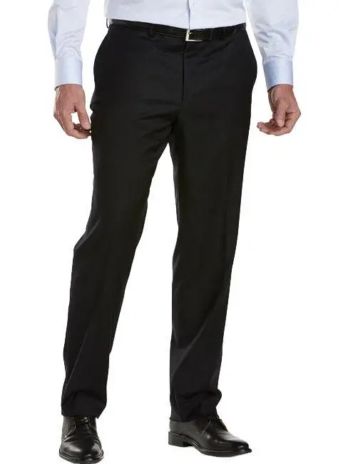 JV REFLEX Big & Tall Stretch Dress Pants - Navy