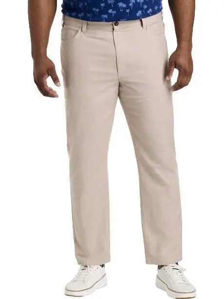 OAK HILL BY DXL Big & Tall Straight-fit 5-pocket Pants - Tigers Eye