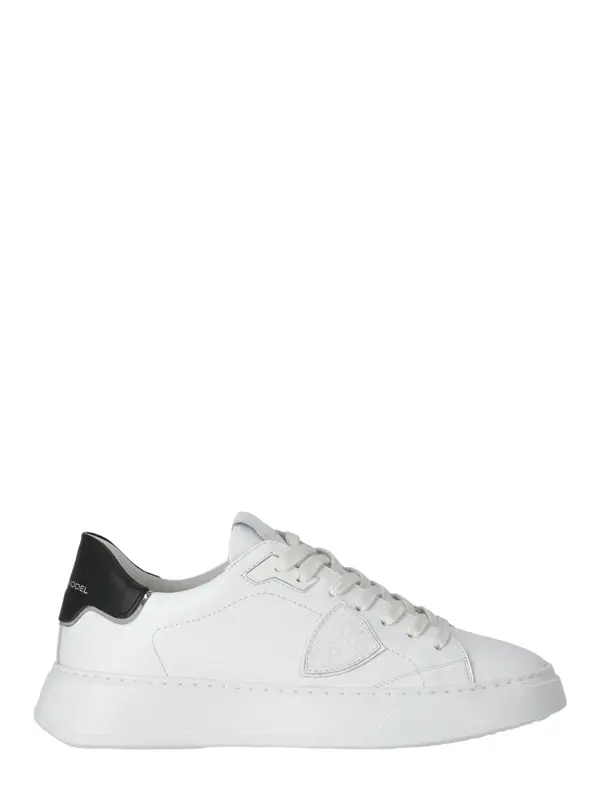 Philippe Model Leather Sneakers - White