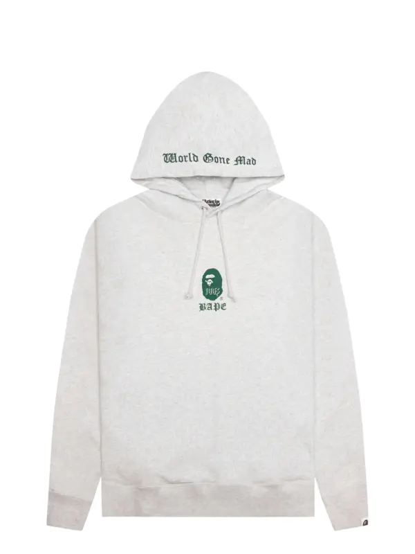 BAPE A Bathing Ape Pullover Hoodie - Grey