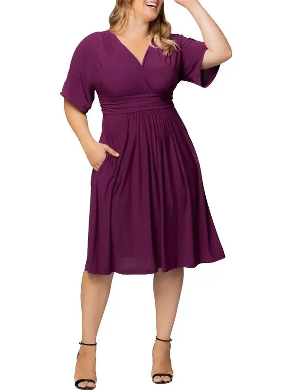 KIYONNA Gia Floral Midi Dress - Azalea