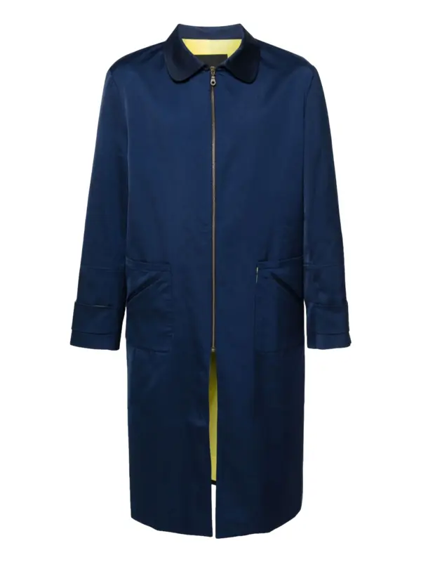 LABRUM Zip-up Shell Coat - Blue