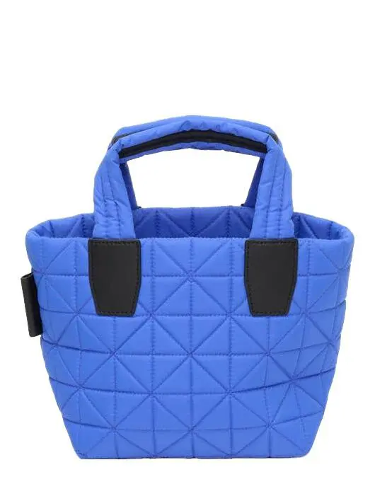 VEECOLLECTIVE Mini Vee Quilted Tote - Blue Bell