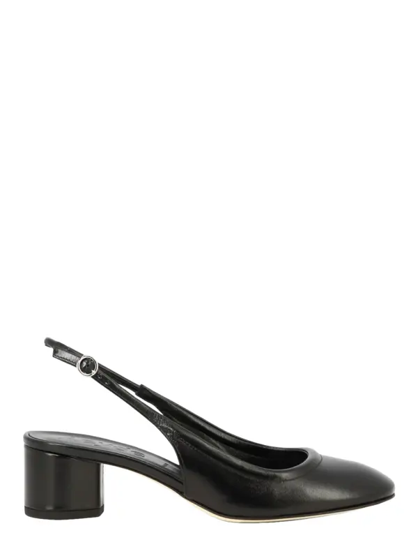 AeydĒ Romy 55mm Leather Pumps - Black