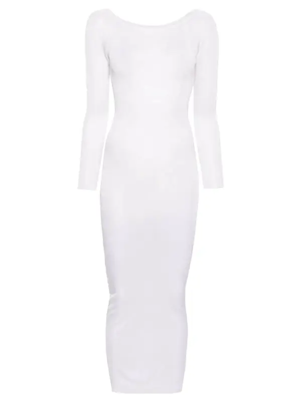 Magda Butrym Fine-ribbed Maxi Dress - Neutrals