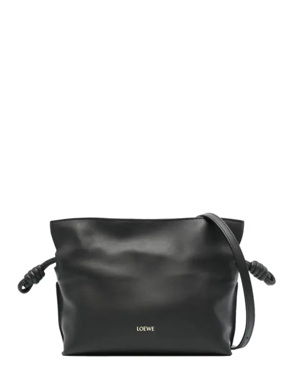 Loewe Mini Flamenco Clutch Bag - Black