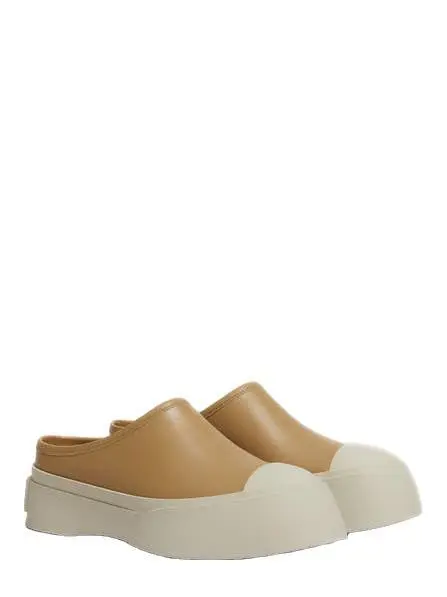 Marni Pablo Leather Mule Sneaker - Cream