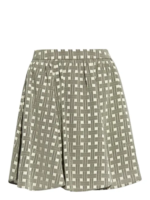 Kenzo Plaid Mini Skirt - Grey