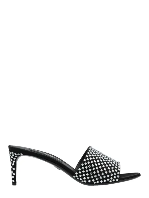 Dolce & Gabbana 65mm Satin Mules - Black
