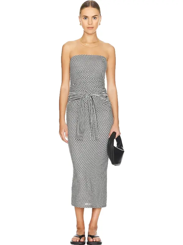 Amanda Uprichard Inaya Dress - Black & White