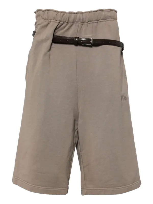 MAGLIANO Provincia Belted Track Shorts - Neutrals