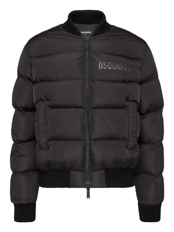 Dsquared2 Logo-print Padded Jacket - Black