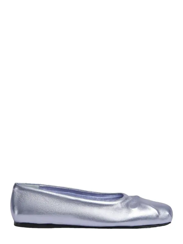 Marni Metallic Ballerina Shoes - Blue