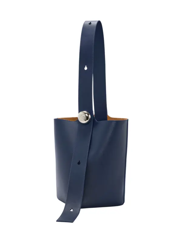 Loewe Medium Pebble Bucket Bag - Blue