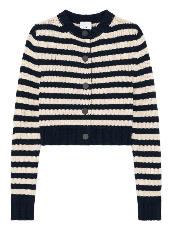 G. LABEL BY GOOP G. Label Demoiselle Cardigan - Navy,oat