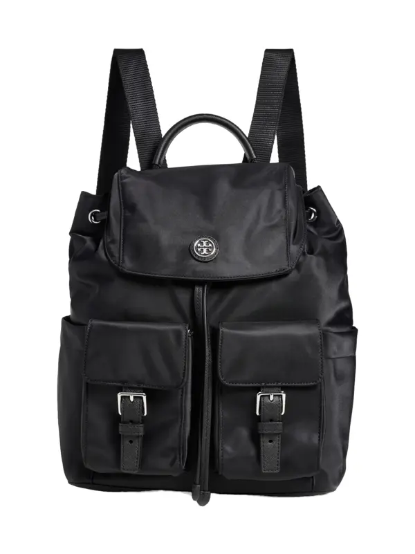 Tory Burch Virginia Flap Backpack - Black