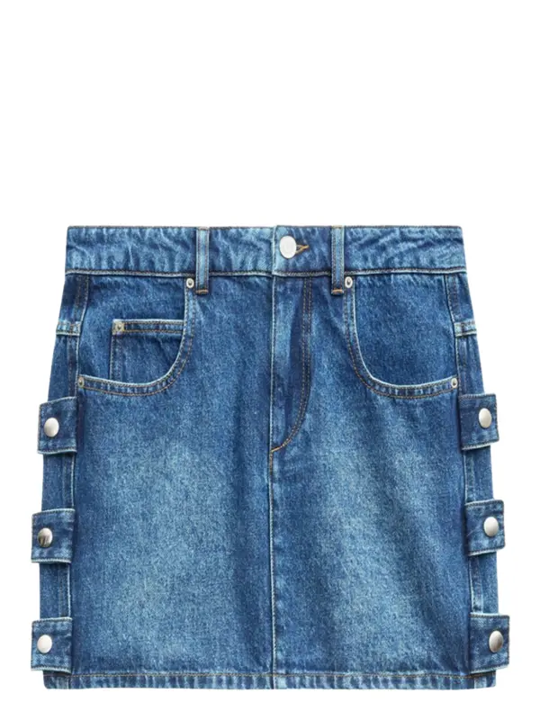 MARANT ETOILE Stessy Denim Mini Skirt - Blue