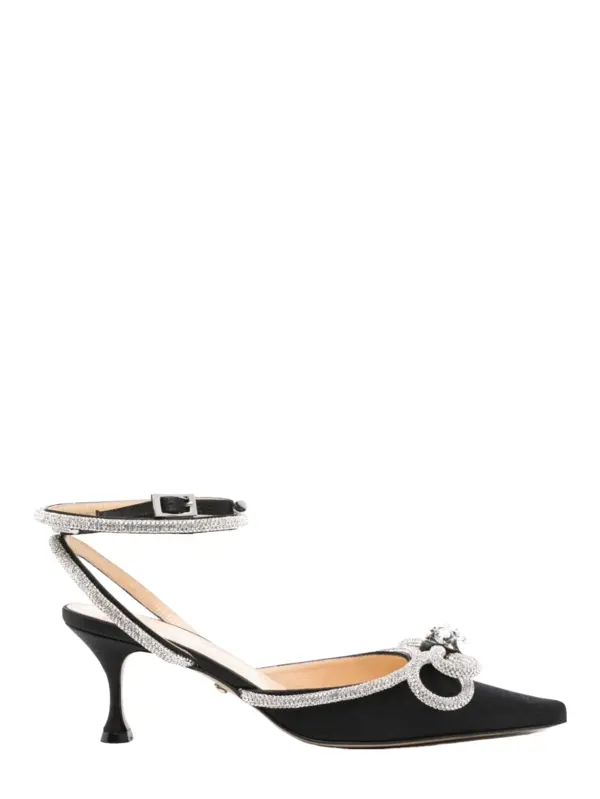 Mach & Mach 65mm Crystal-embellished Pumps - Black