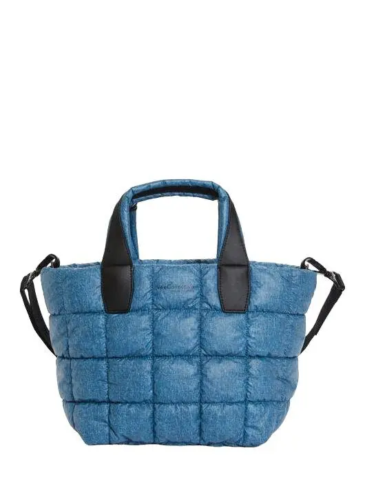 VEECOLLECTIVE Small Porter Quilted Tote - Denim