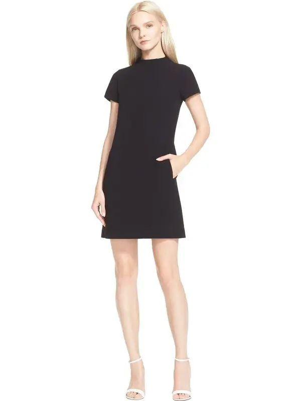 Theory Jasneah' Crepe Shift Dress - Black