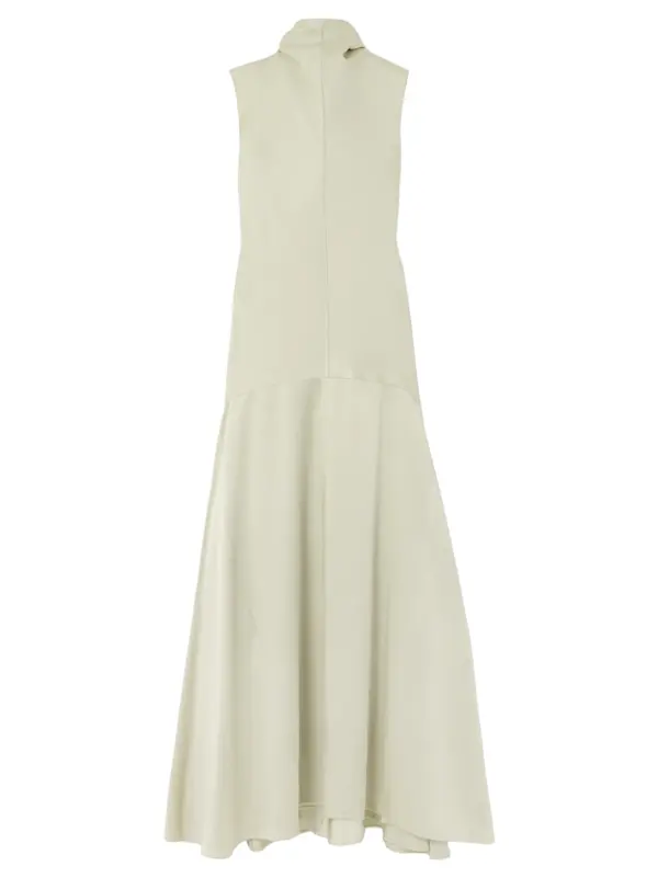 JIL SANDER Cutout Midi Dress - Green