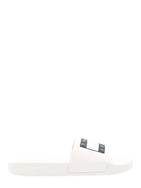Tommy Hilfiger Logo Slides - White
