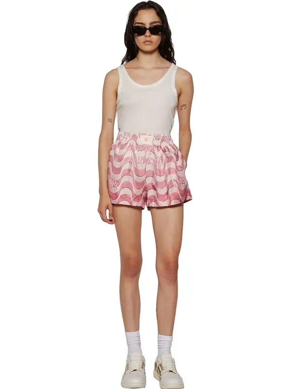 Amiri Metallic Skel Top Low Sneakers - White Gold