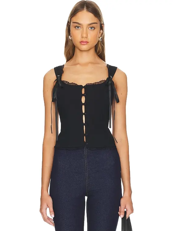 Lioness Crystal Cami - Onyx