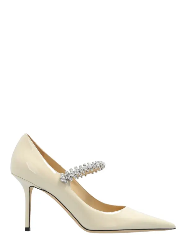 JIMMY CHOO 85mm Bing Leather Pumps - Neutrals