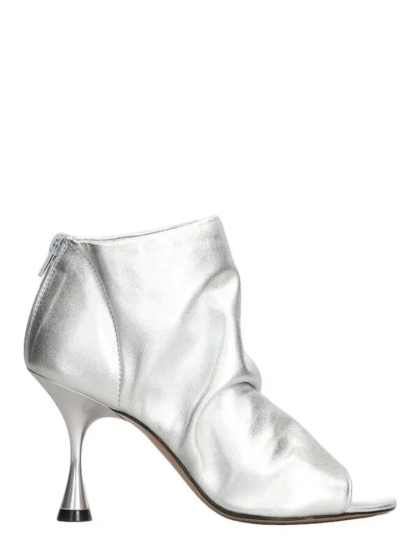MARC ELLIS High Heel Ankle Boots - Silver