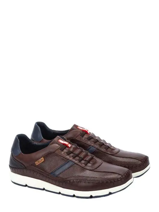Pikolinos Fuencarral Leather Sneakers - Olmo