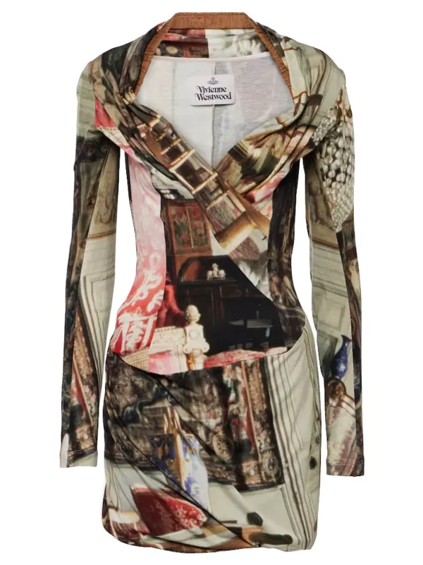 VIVIENNE WESTWOOD Sara Printed Minidress - Multicoloured