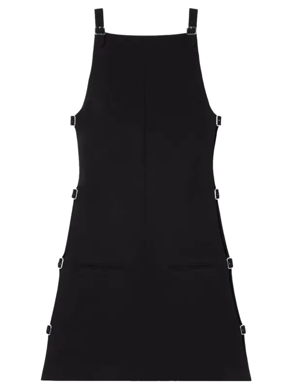 COURREGES Multi-strap Mini Dress - Black