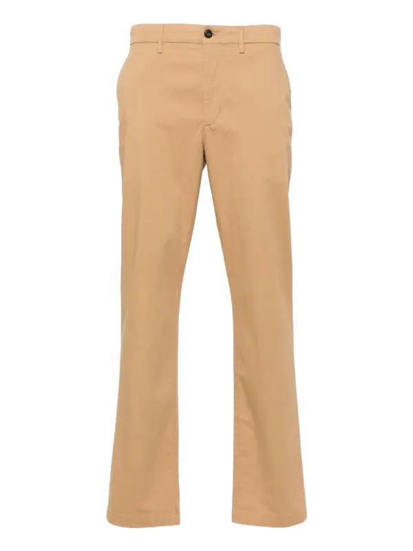 Tommy Hilfiger Cotton-blend Chino Trousers - Neutrals