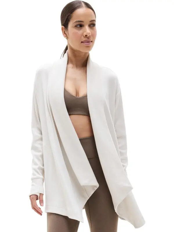 Athleta Pranayama Restore Rib Wrap - Bone Rib