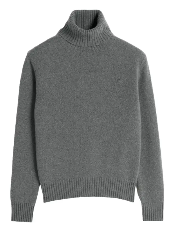 Ami De Coeur Cashmere-wool Blend Jumper - Grey