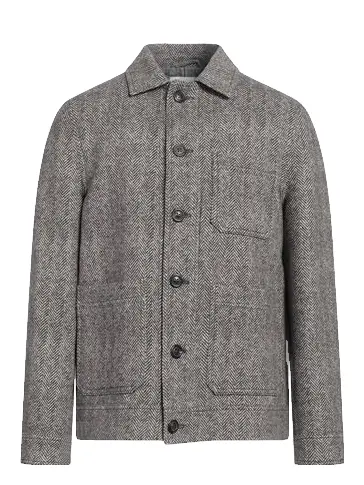 CIRCOLO 1901 Single-breasted Herringbone Jacket - Black