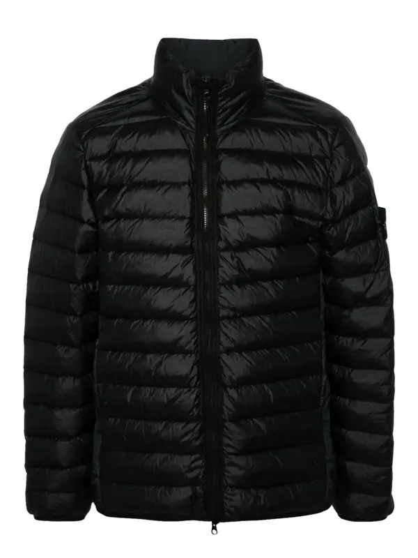 Stone Island Compass-logo Padded Jacket - Black