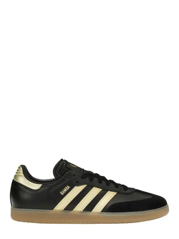 Adidas Samba Sneakers - Black/gold Metallic/gum