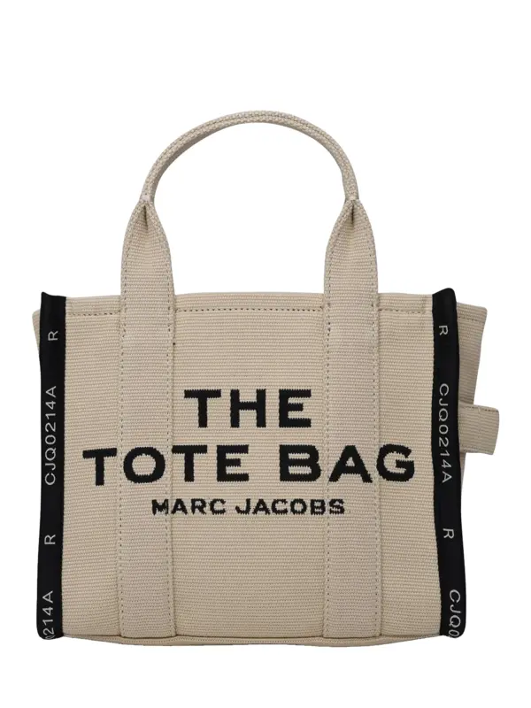 Marc Jacobs Small Cotton Jacquard Bag - Beige