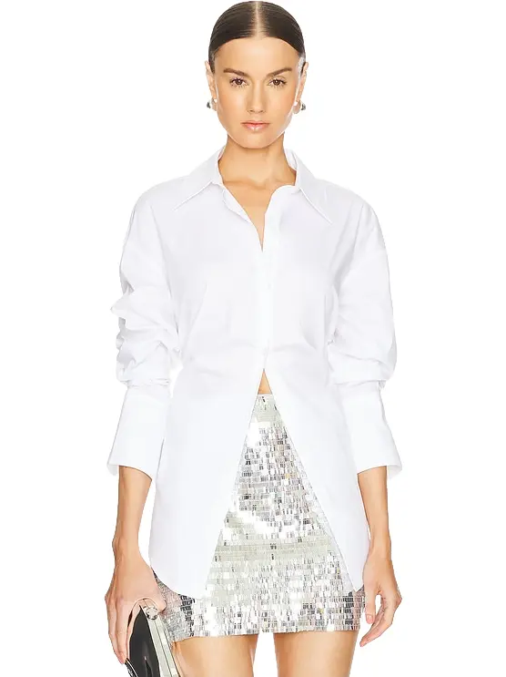 SIMONMILLER Loch Button Up Shirt - Macadamia