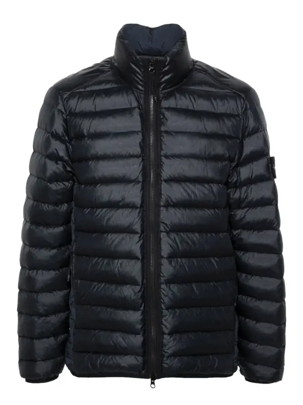 Stone Island Compass-badge Padded Jacket - Blue