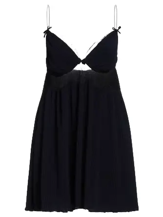 Dsquared2 Mini Pleated Dress - Blue