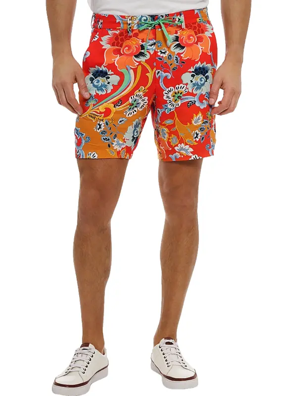Robert Graham Taj Floral Straight Fit 10" Shorts - Multi